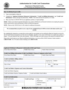 G-1450: How to Pay USCIS Filing Fees by Credit Card Modern Immigration ...