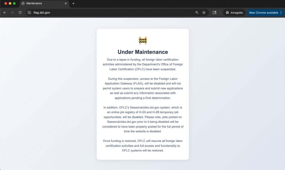 2025 DOL Processing Time for PERM: October Update