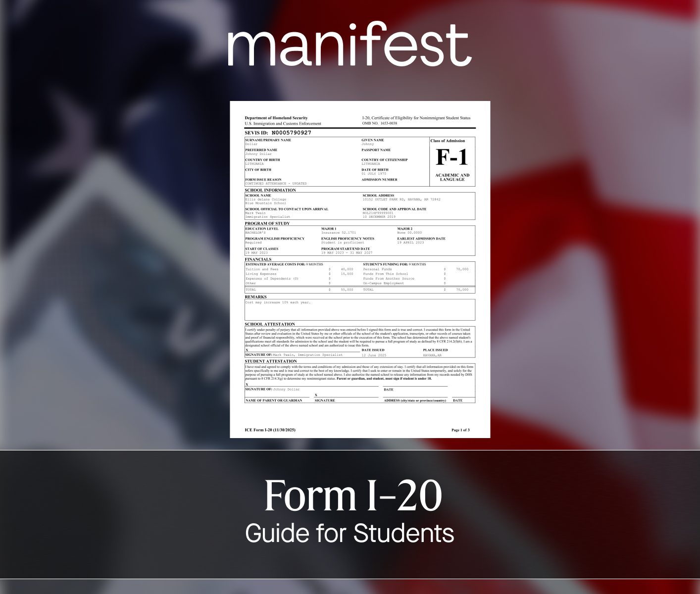 Form I-20 Guide for Students